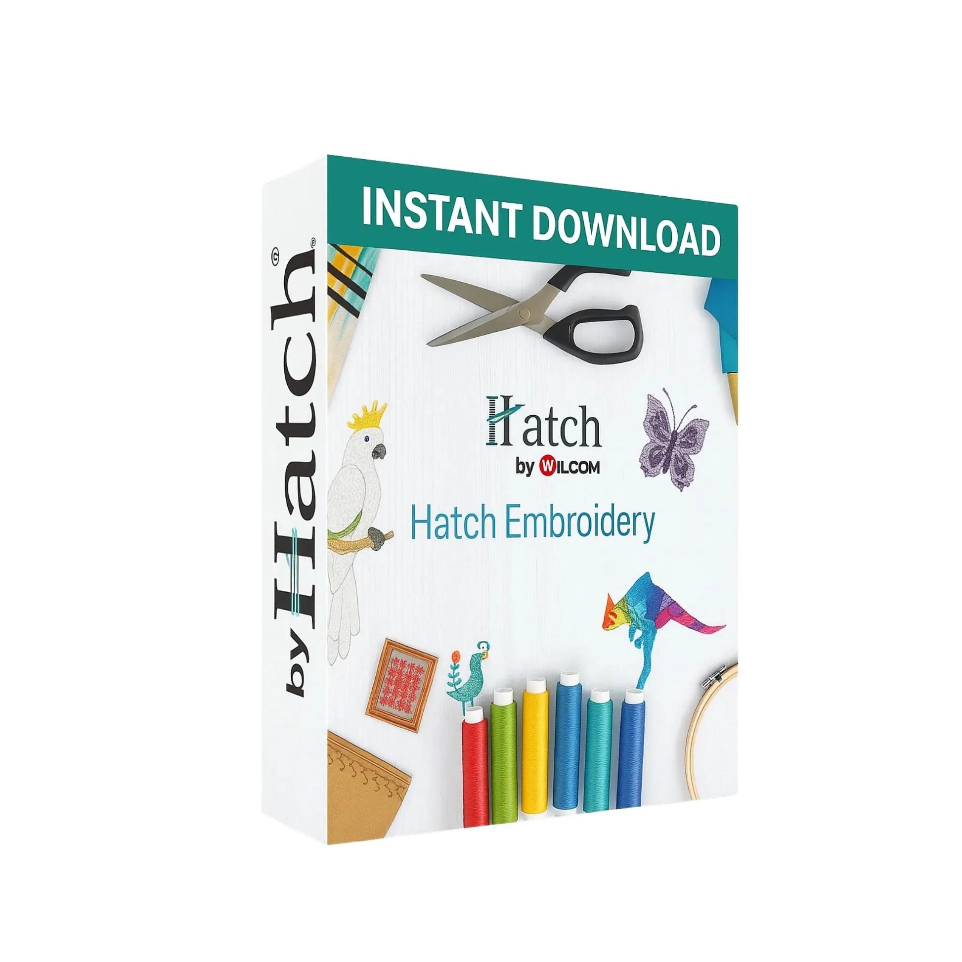 Hatch 2 Embroidery Software Lifetime License (Instant Download) – Delvra